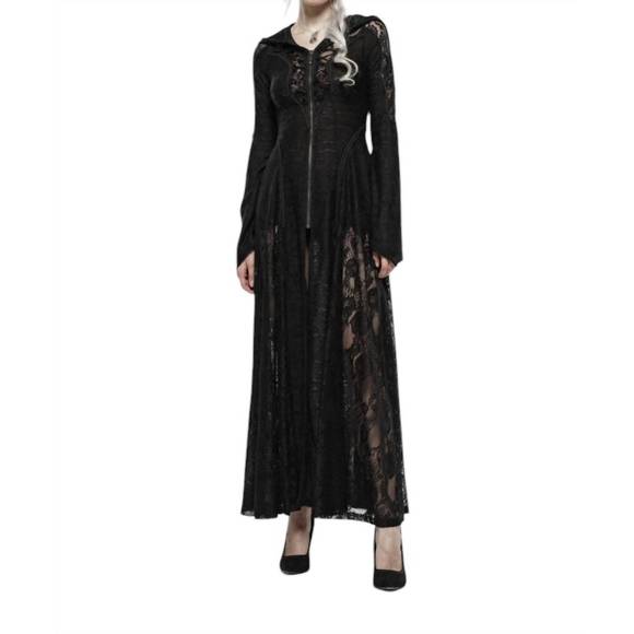 Punk Rave | Jackets & Coats | New Punk Rave Darkmoon Cage Yarn Long ...